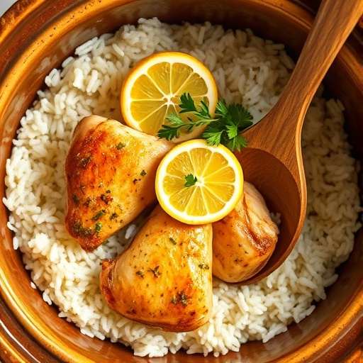 Effortless Slow Cooker Lemon Herb Chicken & Rice: A Zesty Weeknight Meal